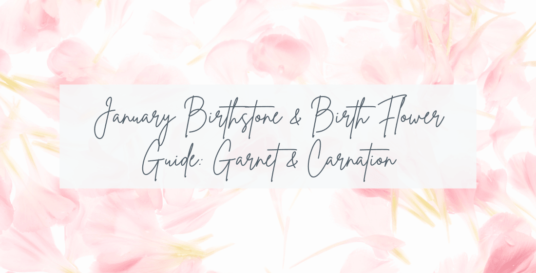 January Birthstone and Birth Flower Guide: Garnet & Carnation | Love ...